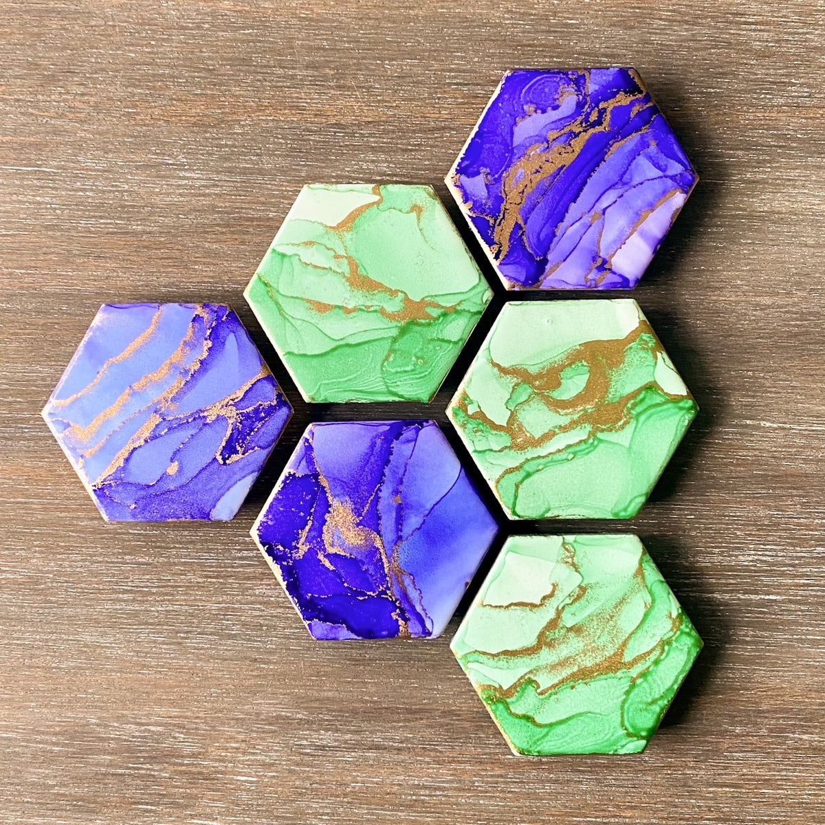 Hand Painted Magnets with Alcohol Ink - Made to Order Magnets – Inked ...